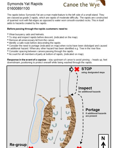 Route maps for canoeing the river Wye - Canoe the Wye Ltd.
